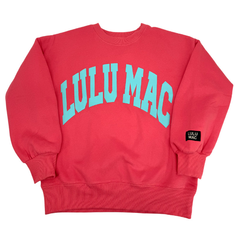 Lulu Mac Sweatshirt Coral/Mint - Puff – Girlie Girl Wholesale