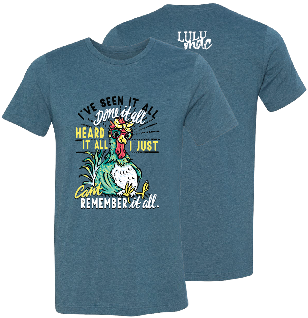 LM-137 Seen it All Heather Deep Teal – Girlie Girl Wholesale