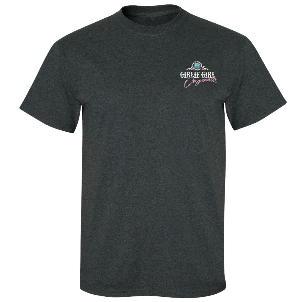 2717 Saddle Up SS Dark Heather – Girlie Girl Wholesale