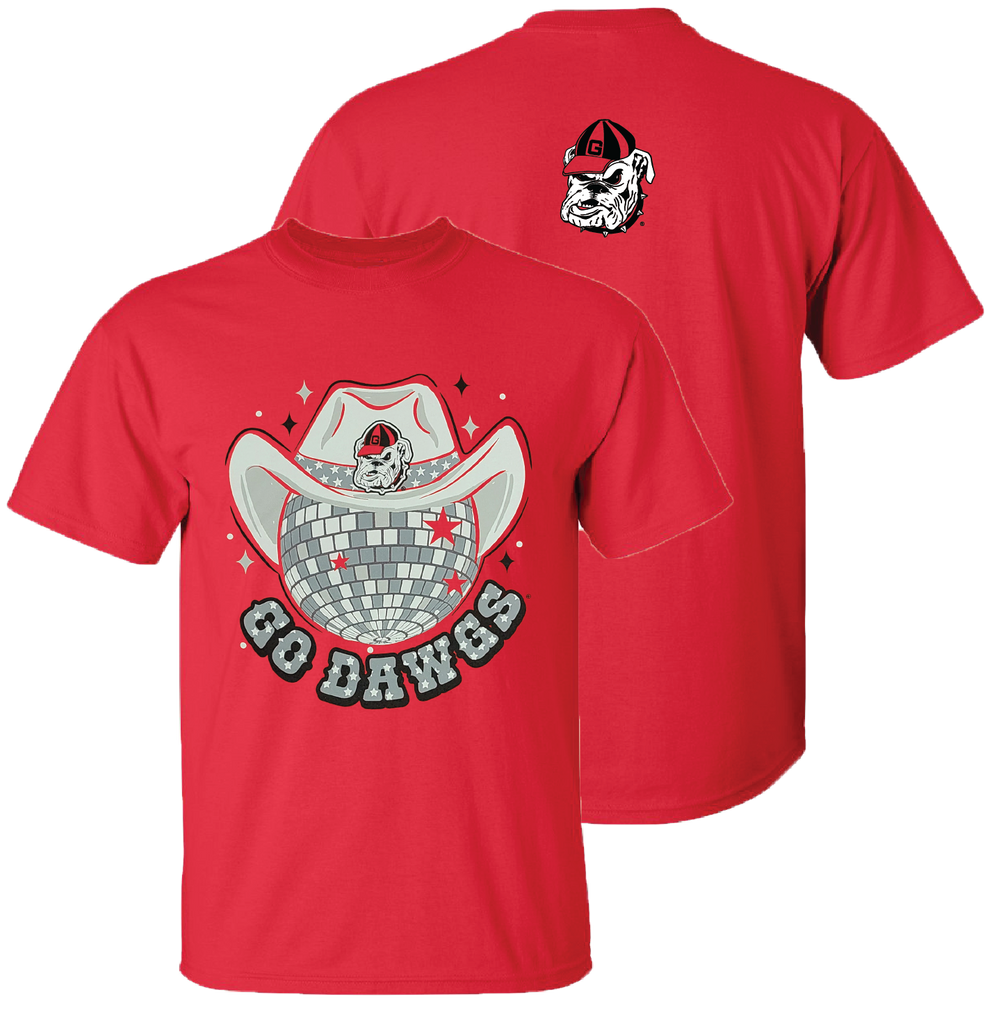 Georgia Go Dawgs Disco Red – Girlie Girl Wholesale