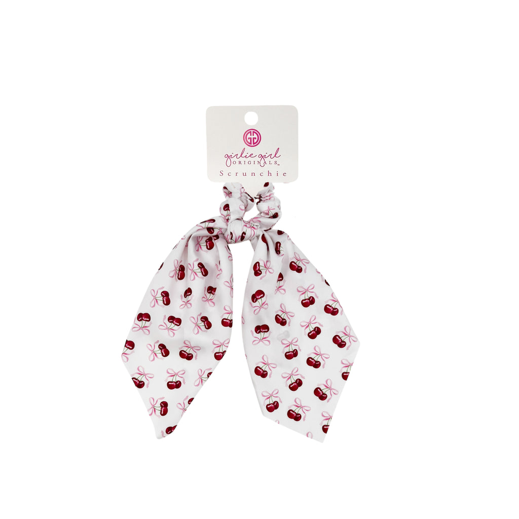 SCT-CH Cherry Scrunchie – Girlie Girl Wholesale