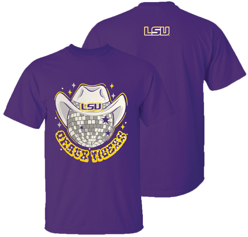 LSU Geaux Tigers Disco Purple – Girlie Girl Wholesale