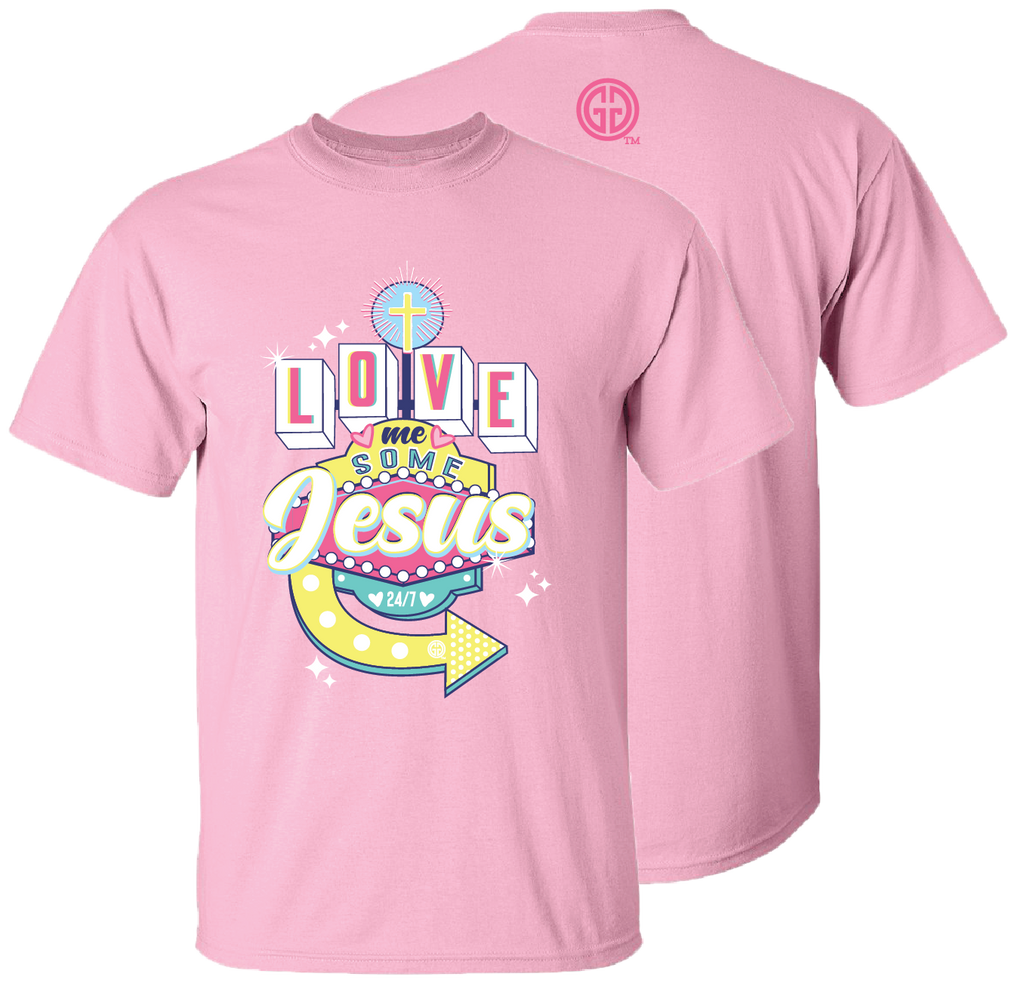 2655 Love Jesus Sign Light Pink – Girlie Girl Wholesale
