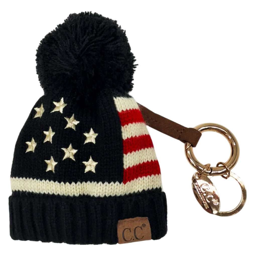 KB-DA-4 BLACK FLAG Beanie Keychain – Girlie Girl Wholesale