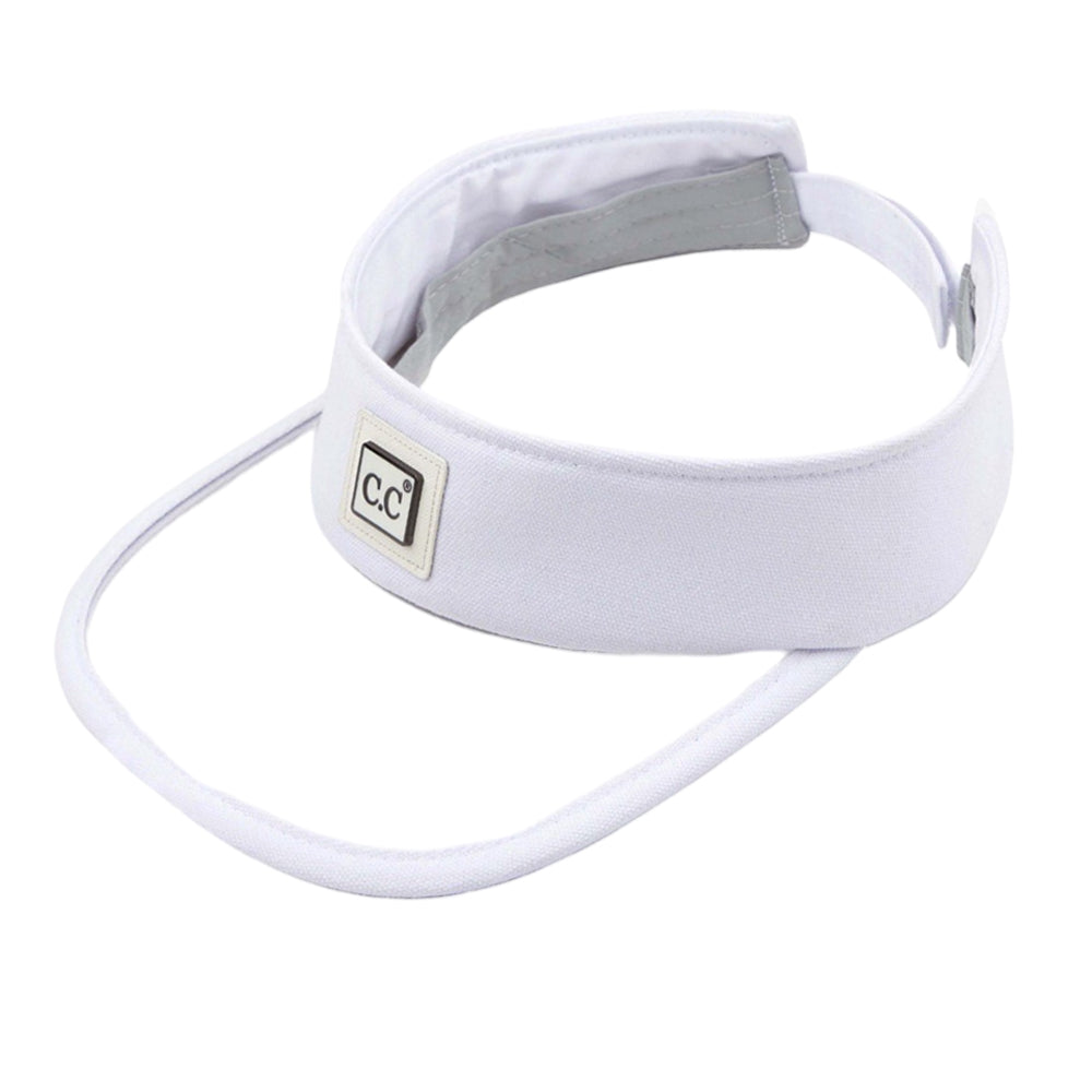 SV-781 CLEAR VISOR WHITE – Girlie Girl Wholesale