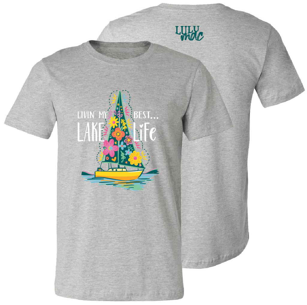 lulu mac-Lake Life SS-LM106-Athletic Heather – Girlie Girl Wholesale