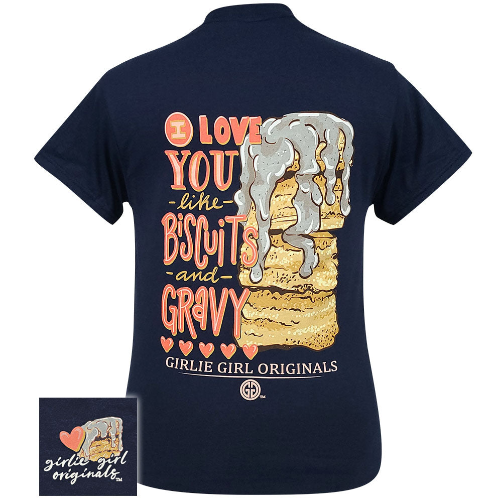 2530 Biscuits and Gravy SS-Navy – Girlie Girl Wholesale