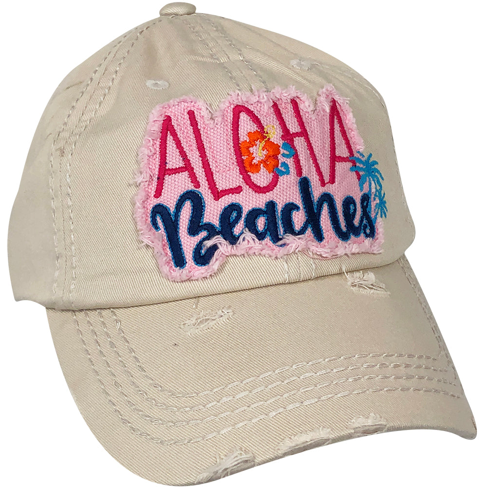 KBV-1199 Aloha Beaches Cap Stone – Girlie Girl Wholesale