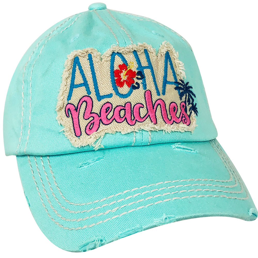KBV-1199 Aloha Beaches Cap Diamond Blue – Girlie Girl Wholesale