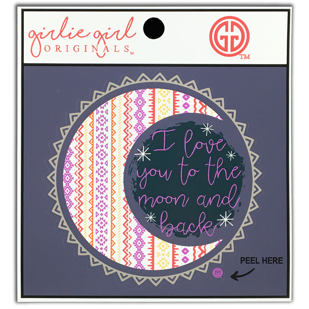 Decal/Sticker Love You To The Moon 2238 – Girlie Girl Wholesale