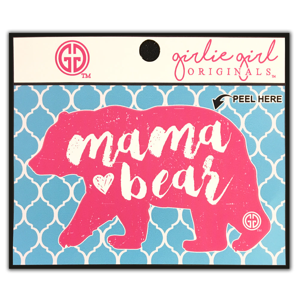 Decal/Sticker Mama Bear Pink 1644 – Girlie Girl Wholesale