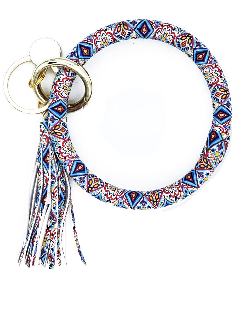 KC-8845 Blue Multi Wristlet Key Chain – Girlie Girl Wholesale