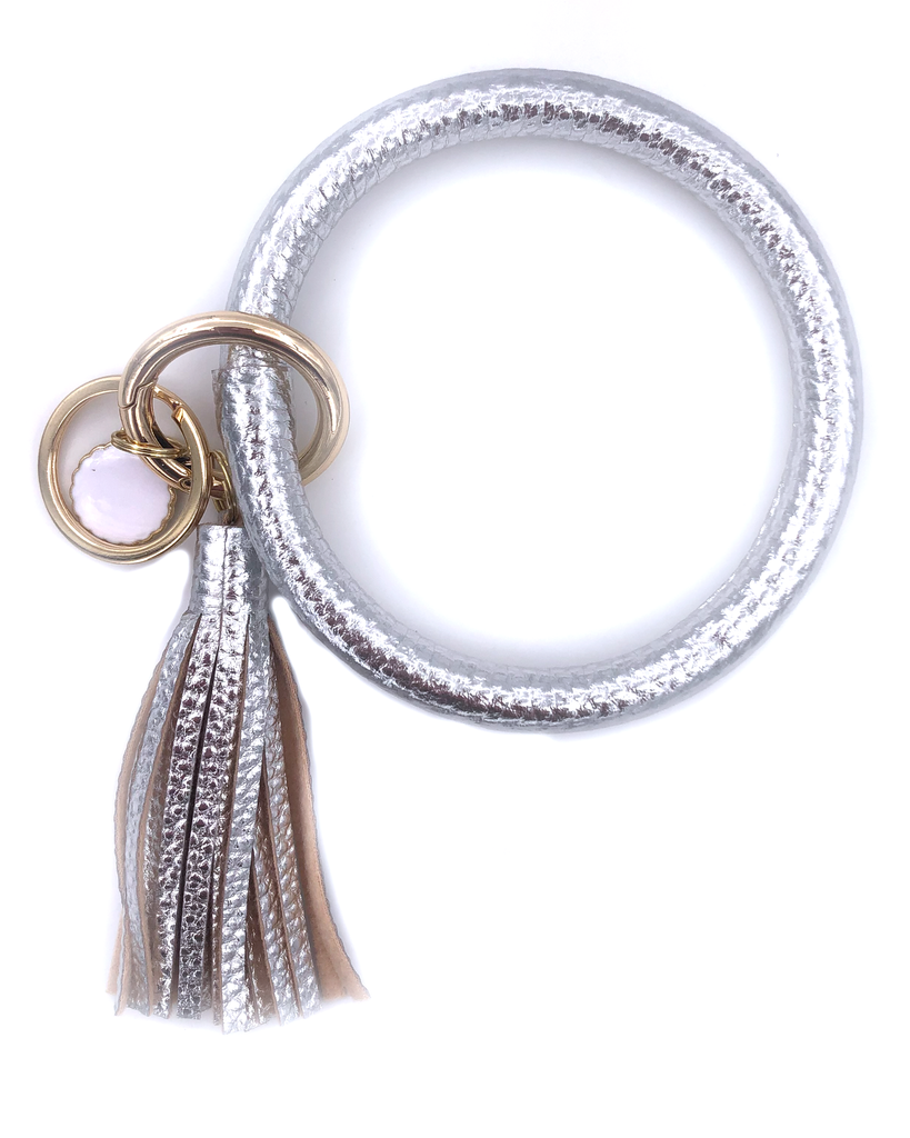 KC-8845 Metallic Silver Wristlet Key Chain – Girlie Girl Wholesale