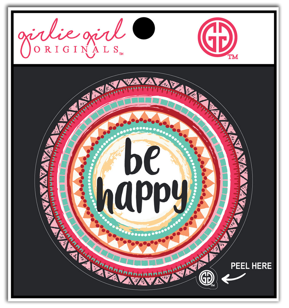 Decal/Sticker Be Happy 2167 – Girlie Girl Wholesale