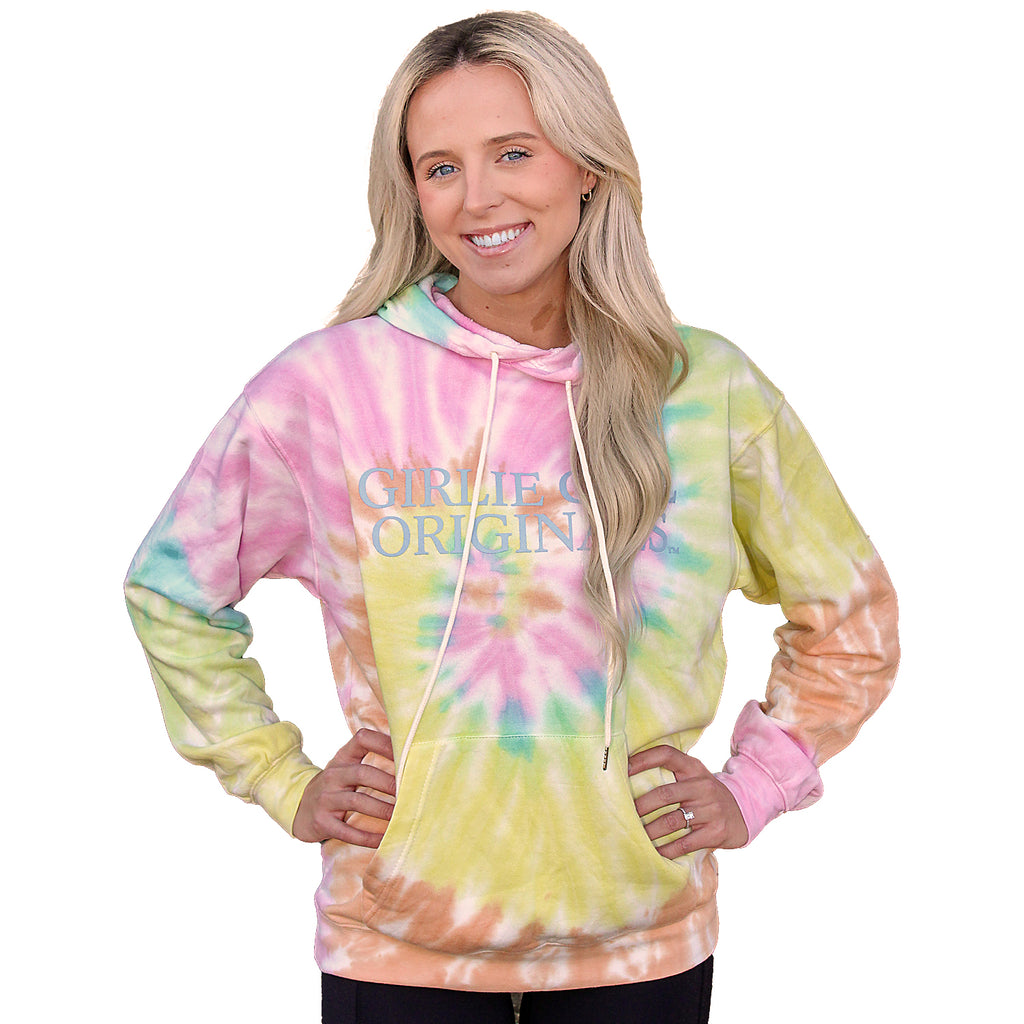 LG-8242 Girlie Girl Originals Logo Sweatshirt Hoodie Tie Dye - Dreamsi ...