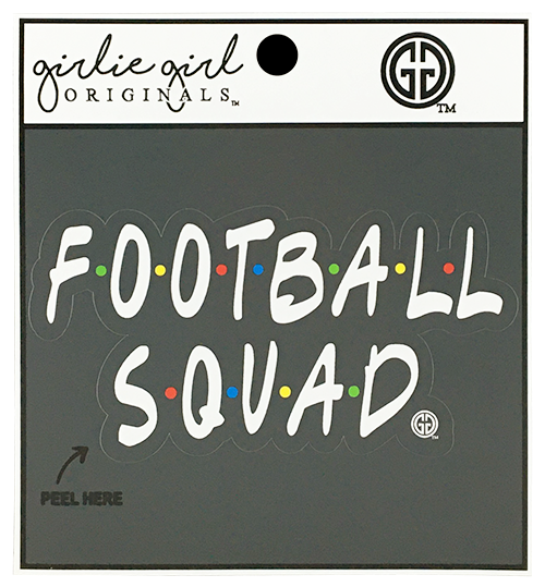 Decal/Sticker Football Squad 2162 – Girlie Girl Wholesale