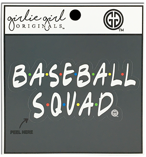 Decal/Sticker Baseball Squad 2157 – Girlie Girl Wholesale